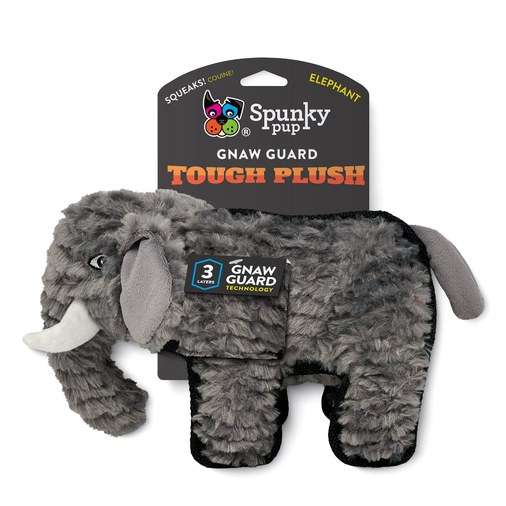 Spunky Pup Gnaw Guard Tough Plush Elephant – Gralen Company