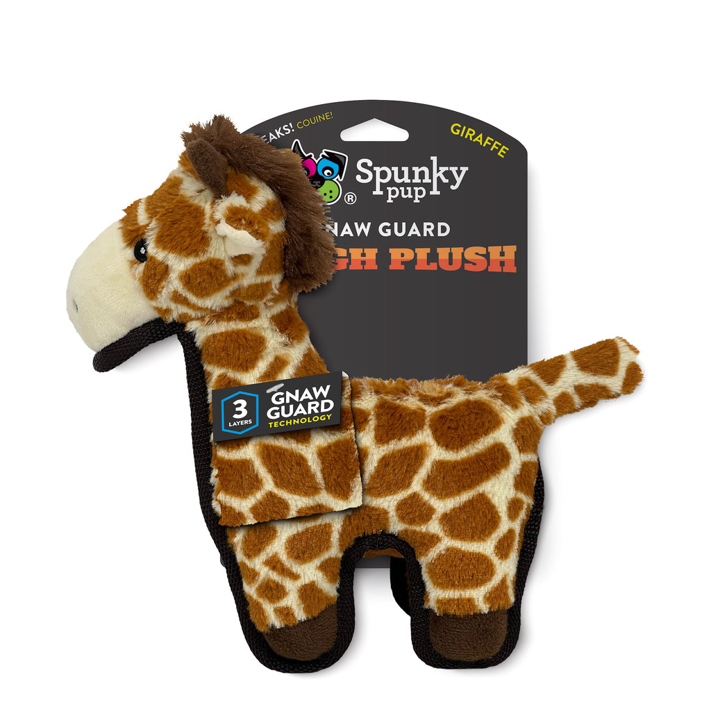 Spunky Pup Gnaw Guard Tough Plush Giraffe – Gralen Company