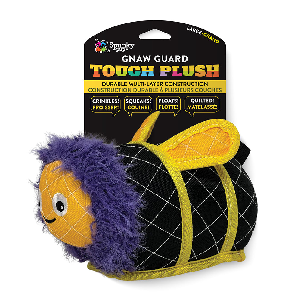 Spunky Pup Tough Plush Neon Bee – Gralen Company