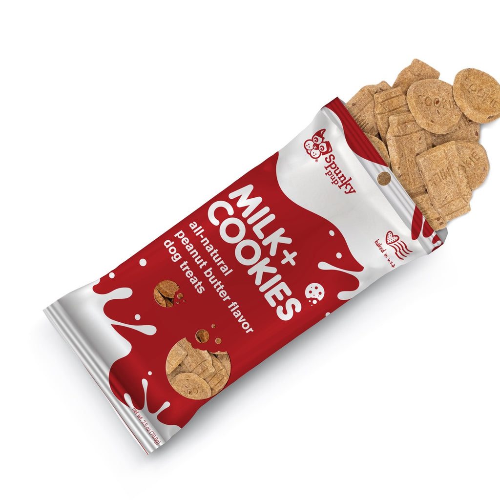 Spunky Pup Snack Pack - Milk & Cookies, Peanut Butter 2.5 oz – Gralen ...