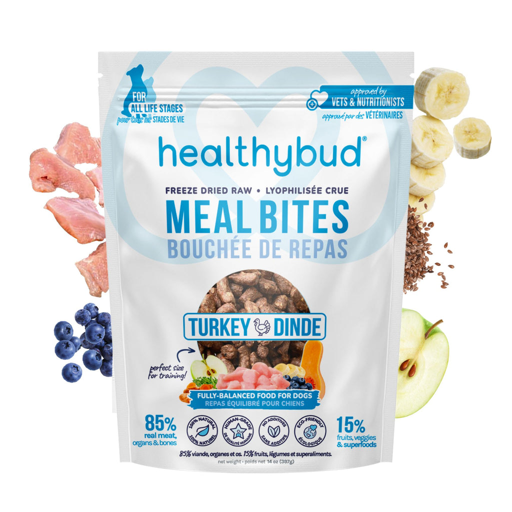 Healthybud Freeze-Dried Turkey Meal Bites - 14 oz – Gralen Company