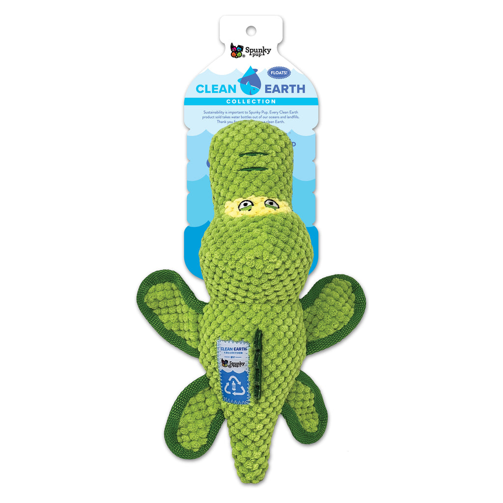 Spunky Pup Clean Earth Plush Gator – Gralen Company