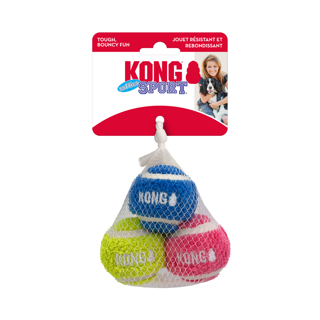 KONG Sport Softies Balls Assorted 3-Pk Sm – Gralen Company