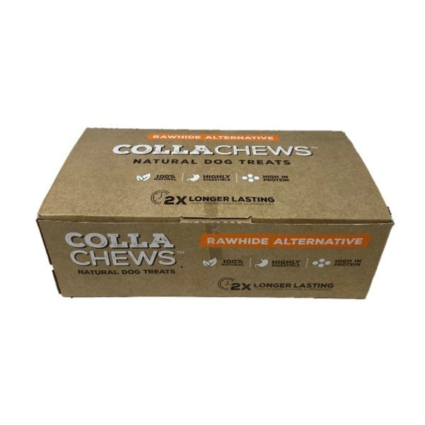 CollaChews 6" Collagen Roll Chicken Flavor - 30 Piece PDQ – Gralen Company